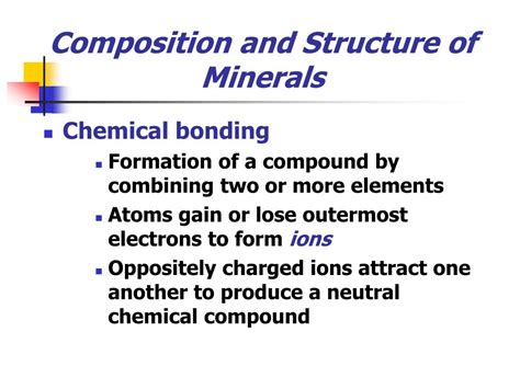 Ppt Chapter 1 Minerals Building Blocks Of Rocks Powerpoint Presentation Id1775747