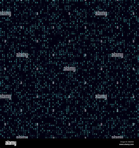 digital background cyan sparse hexadecimal background big sized