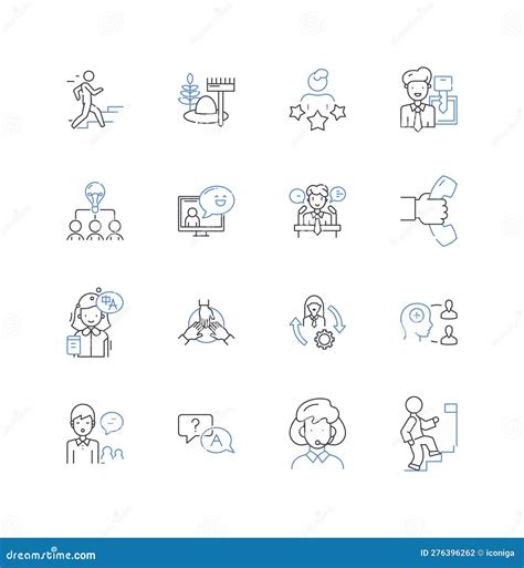 Operational Method Line Icons Collection Optimization Efficiency Streamlining Automation