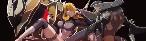 Cynthia Garchomp Giratina And Giratina Pokemon And More Drawn By Vivivoovoo Danbooru