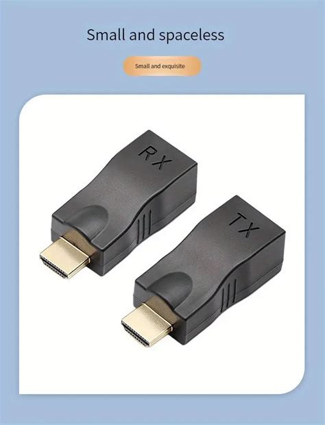 hdmi 단일 네트워크 익스텐더 30 미터 단일 네트워크 케이블 hdmi 고화질 네트워크 hdmi 증폭기 송 temu