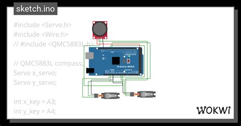 Joystickservo Wokwi Esp32 Stm32 Arduino Simulator