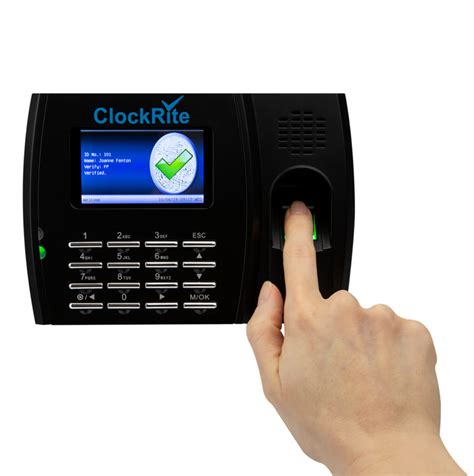 Fingerprint Attendance Clocking System And Uk Software £37500