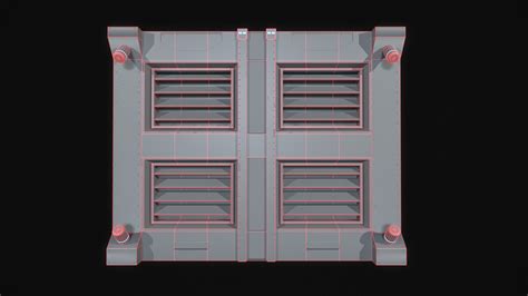 Sci Fi Modular Wall Panels Pack 3d Model By Fira