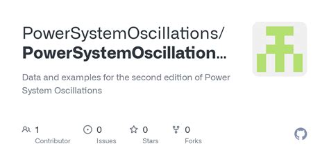 github powersystemoscillations