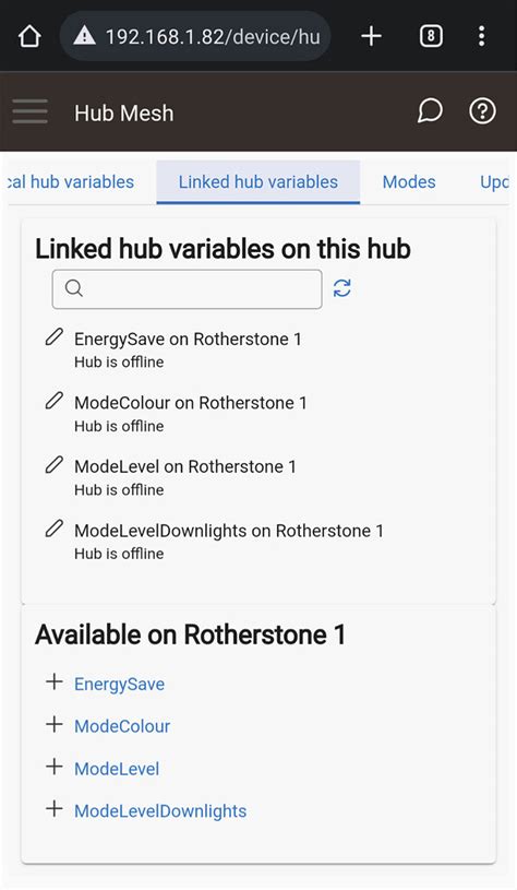 Hub Mesh Update Doesnt Update Variables Or Modes 📢 Feedback Hubitat