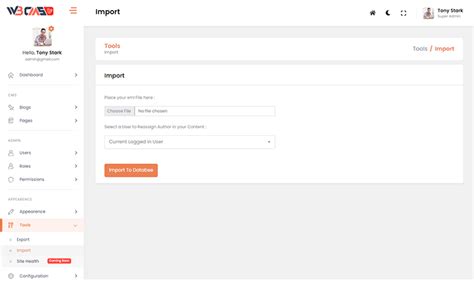 w3cms laravel cms system