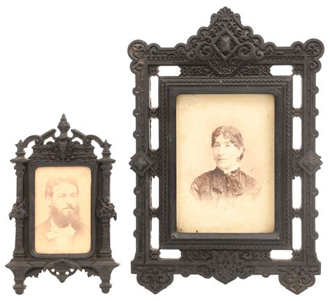 Lot Two Victorian Gutta Percha Frames