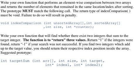 Solved Write Your Own Function That Performs An Element Wise