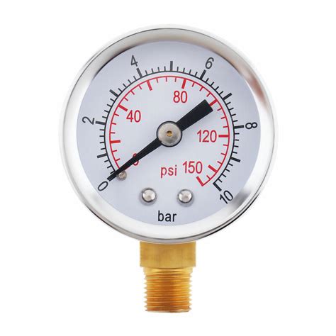 가스 압력 게이지 나사 인터페이스 압력 계량기 공기 펌프 오일 물 분리기 공압 도구 압력 계량기 게이지 전원 도구 부품 및 액세서리