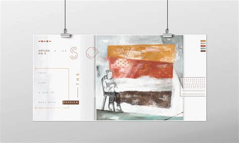 Problem Solver Campaign Poster Adultold Gouache On Canvas And