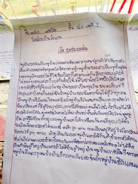 ชุมชนของฉัน ข้อเขียน ภาพวาดและการเล่าเรื่องของนักเรียนที่มีต่อบ้านเกิดของตนเอง Pandin