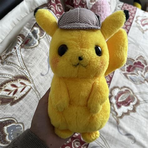 Detective Pikachu Plush From The Pokemon Center Got Depop
