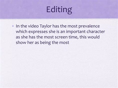 Taylor Swift Analysis Ppt