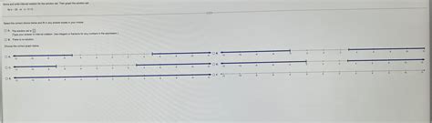 Solved Solve And Write Interval Notation For The Solution