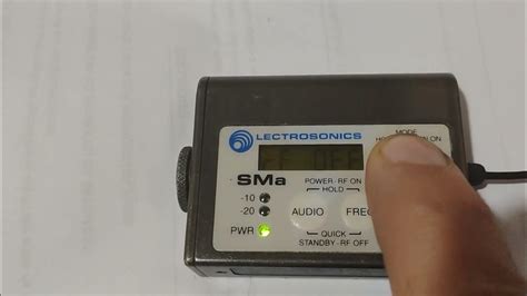 Transmissor Microfone Lectrosonics Sma Bloco24 665 6 691 1 Youtube