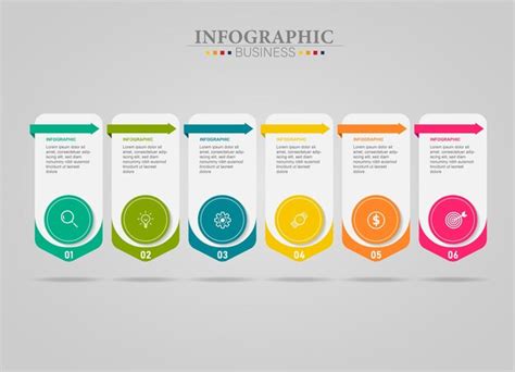 Premium Vector Infographic Element With Number Steps Process And Icon Options Template Vector