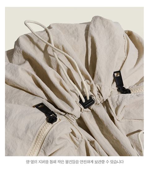 스트링 백팩 나일론 데일리 가벼운 편안한 가방