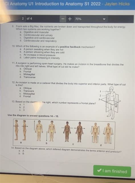 [solved] ci anatomy u1 introduction to anatomy s1 2022 jaylen hicks 2