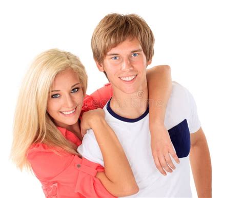Pares Jovenes Felices Imagen De Archivo Imagen De Muecas