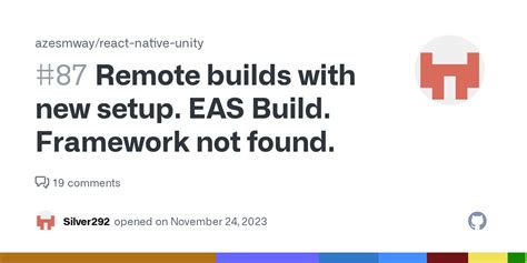 Remote Builds With New Setup Eas Build Framework Not Found · Issue 87 · Azesmway React