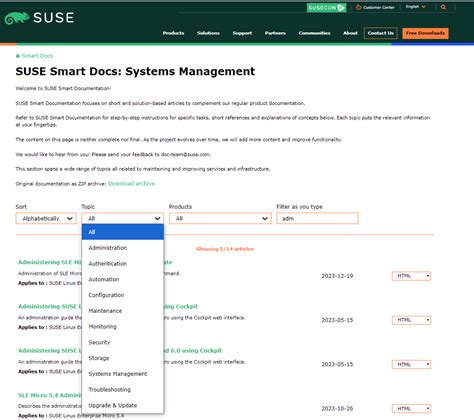 SUSE Documentation Redefined Meet The New Doc Portal SUSE Communities