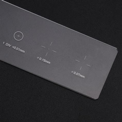 Microscope Objective Micrometer Calibration Slide Glass Stage Micrometer Div £14 99 Picclick Uk