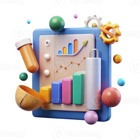 Dramatic Minimalist Graph Chart Financial Data Isolated For Business