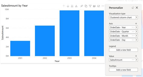 Power BI Personalize Visuals Preview