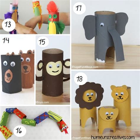80 Bricolages Pour Enfants à Faire Avec Des Rouleaux De Papier Toilette