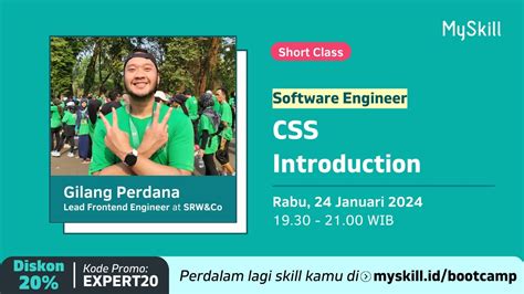 Short Class Software Engineering Introduction To Css Myskill Youtube
