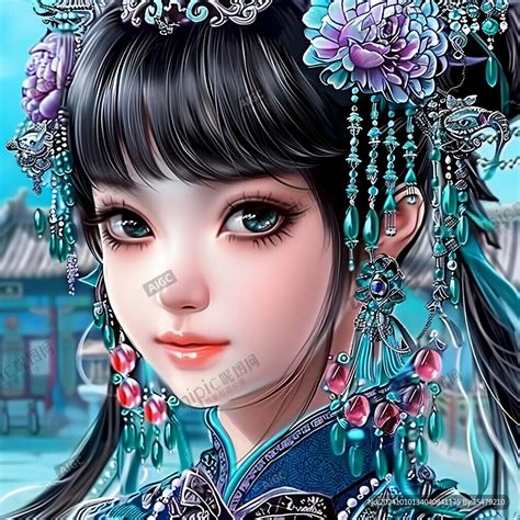Ai创作图q版格格人物插画 贵妃贵人清朝格格 Q版满族女孩 写实人物插画 鼠绘古代美女 清朝格格插画 白族美女插画 浮雕手搞图 原创手绘古装美女 手绘女驸马 手绘古装美女清宫美人 Cg头像