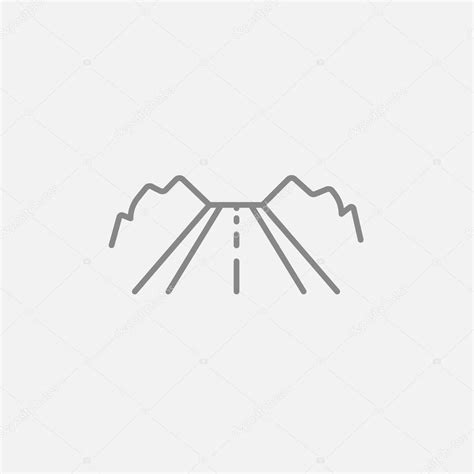 Road Line Icon Stock Vector By ©visualgeneration 91849914