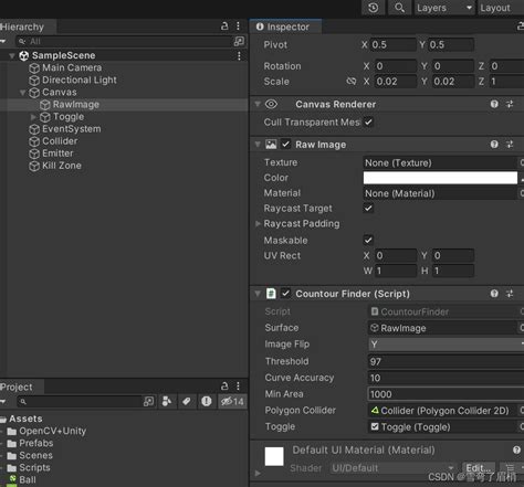 Unity 和 Opencv：结合计算机视觉和游戏开发unity Opencv Csdn博客