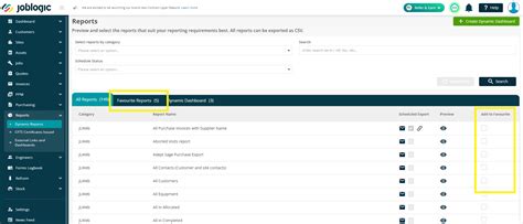 Dynamic Reports