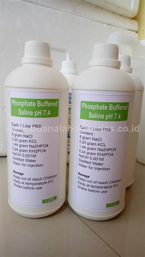 Jual Phosphate Buffer Saline 1x Malang Jual Phosphate Buffer Saline