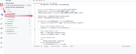 Azure Functions × Python で簡単にline Bot を作ろう！ Using Github Codespaces