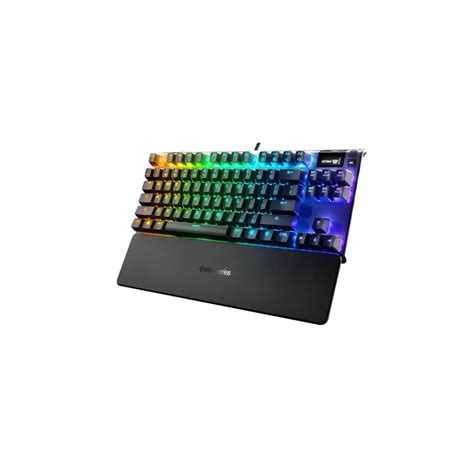 STEELSERIES APEX 7 TKL Linear And Quiet Hybrid Red Switch Mechanical Keyboard Gotech