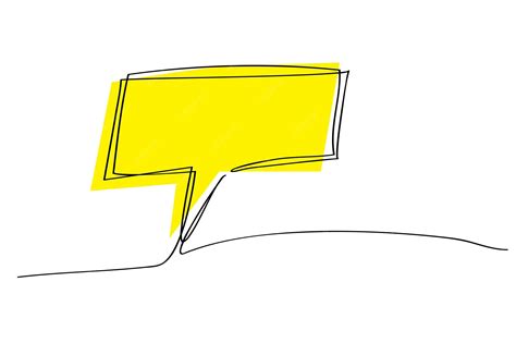 Premium Vector Bubble Chat Simple Vector Single Line Bubble Chat