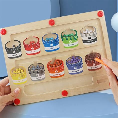 Wooden Color Classification Maze Mylittletales