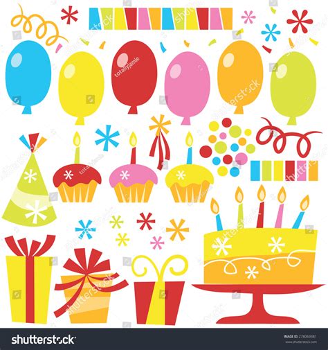 Birthday Party Clip Art Surprise Surprise Birthday Party Stock