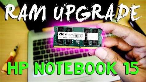 How To Upgrade Install RAM In HP Notebook Series Laptop OFF