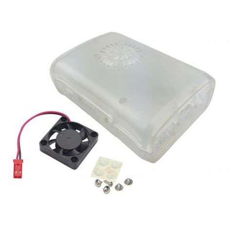 Raspberry PI Case With Fan Transparent