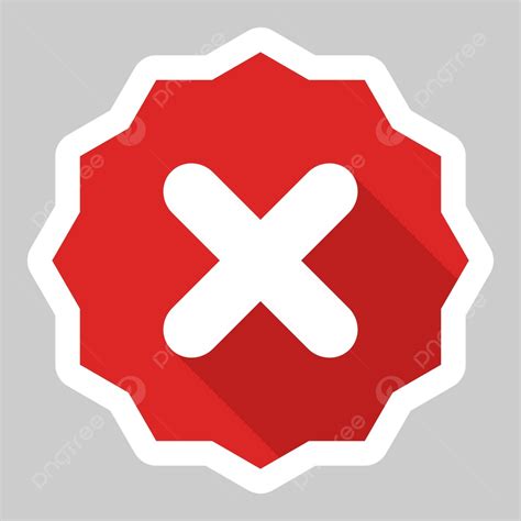 Incorrect Indications X Marks Denied Rejected Negated Falsehood Nonapproval Vector Wrong