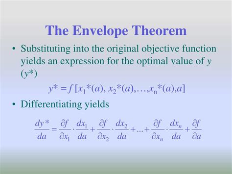 Ppt The Envelope Theorem Powerpoint Presentation Free Download Id5468843 Ppt The Envelope Theorem Powerpoint Presentation Free Download Id5468843