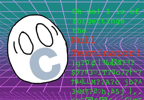 Dont Forget The Null Terminator Rprogrammerhumor