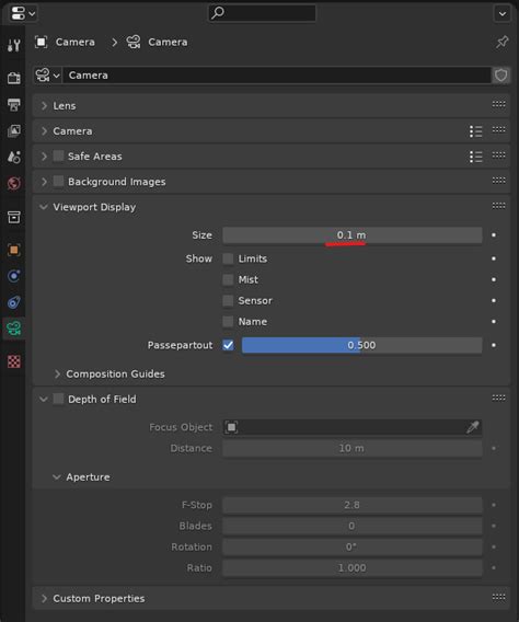 Blender Camera Structure Object Inside The Camera Blender Stack Exchange