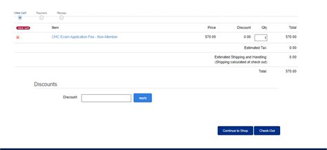 Chc Exam Registration American Hospital Association