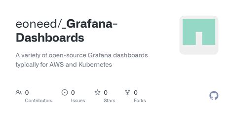 GitHub Eoneed Grafana Dashboards A Variety Of Open Source Grafana Dashboards Typically For