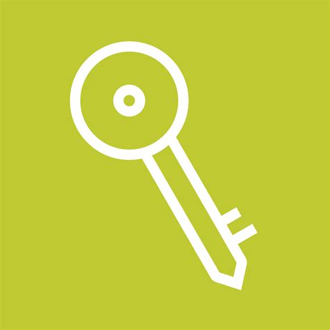 Key I Line Color Background Icon 16719843 Vector Art At Vecteezy